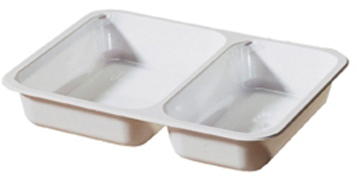 Menu Tray 225 x 175 x 35 mm White 2-Comp, 250 pcs/box (1 x 250 pcs ...