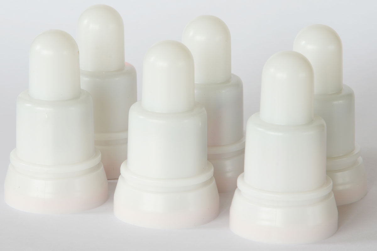 LED-lamp multicolor, herlaadbaar, 6 stuks, reserve-onderdelen 70 x Ø 40 ...