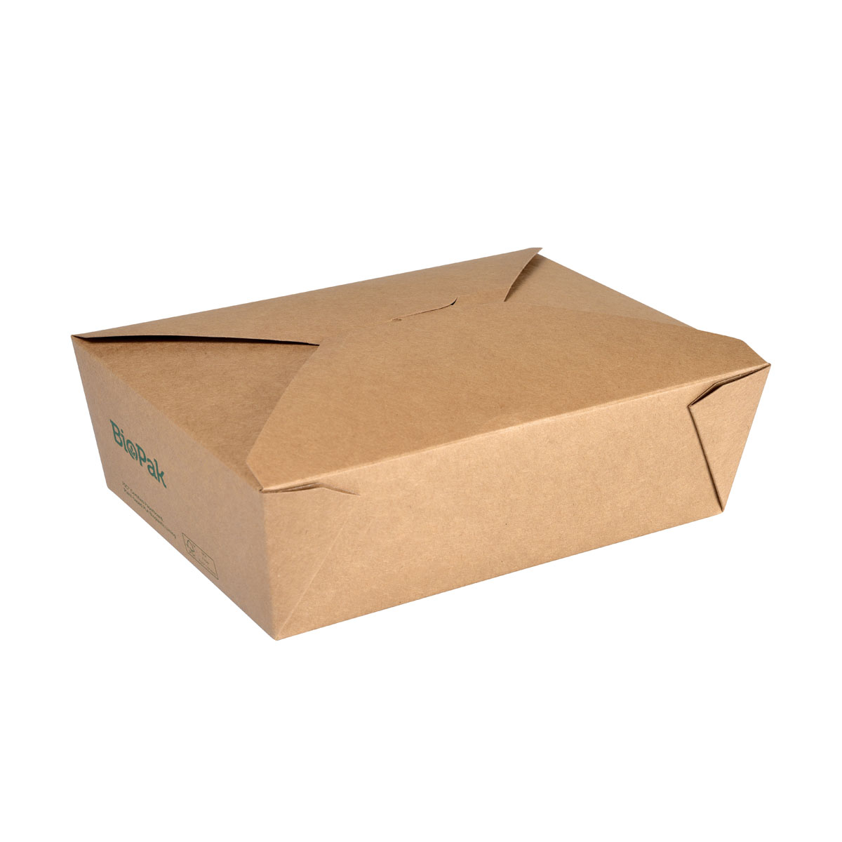 Bio Box Large 1950 ml Brown 1-Comp, 200 pcs/box (4 x 50 pcs) | Duni Global