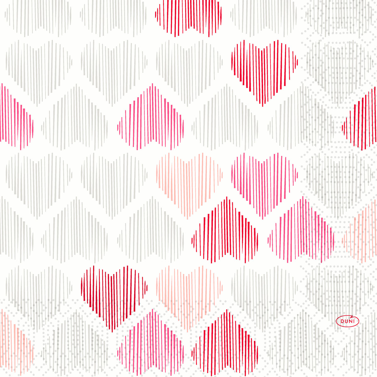 Tissue Napkin 33 x 33 cm Amour 3-ply, 500 pcs/box (10 x 50 pcs) | Duni ...