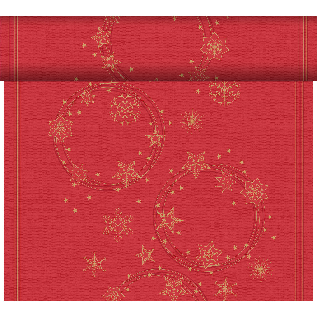 Dunicel® 3 in 1 0,4 x 4,8 m Star Shine Red, 8 pcs/box (8 x 1 pcs ...