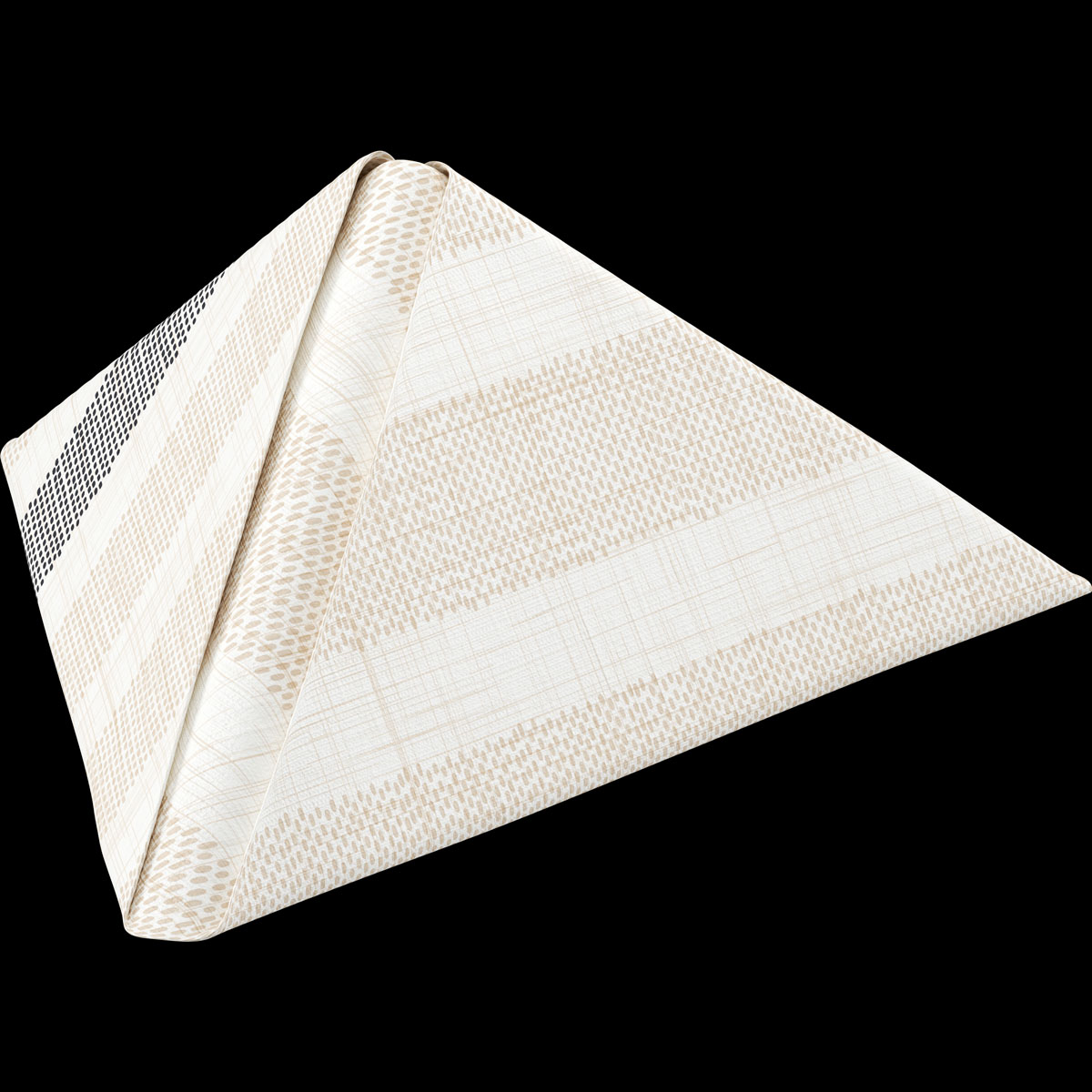 Dunilin® Napkin 40 x 40 cm Rigato Black, 540 pcs/box (12 x 45 pcs ...