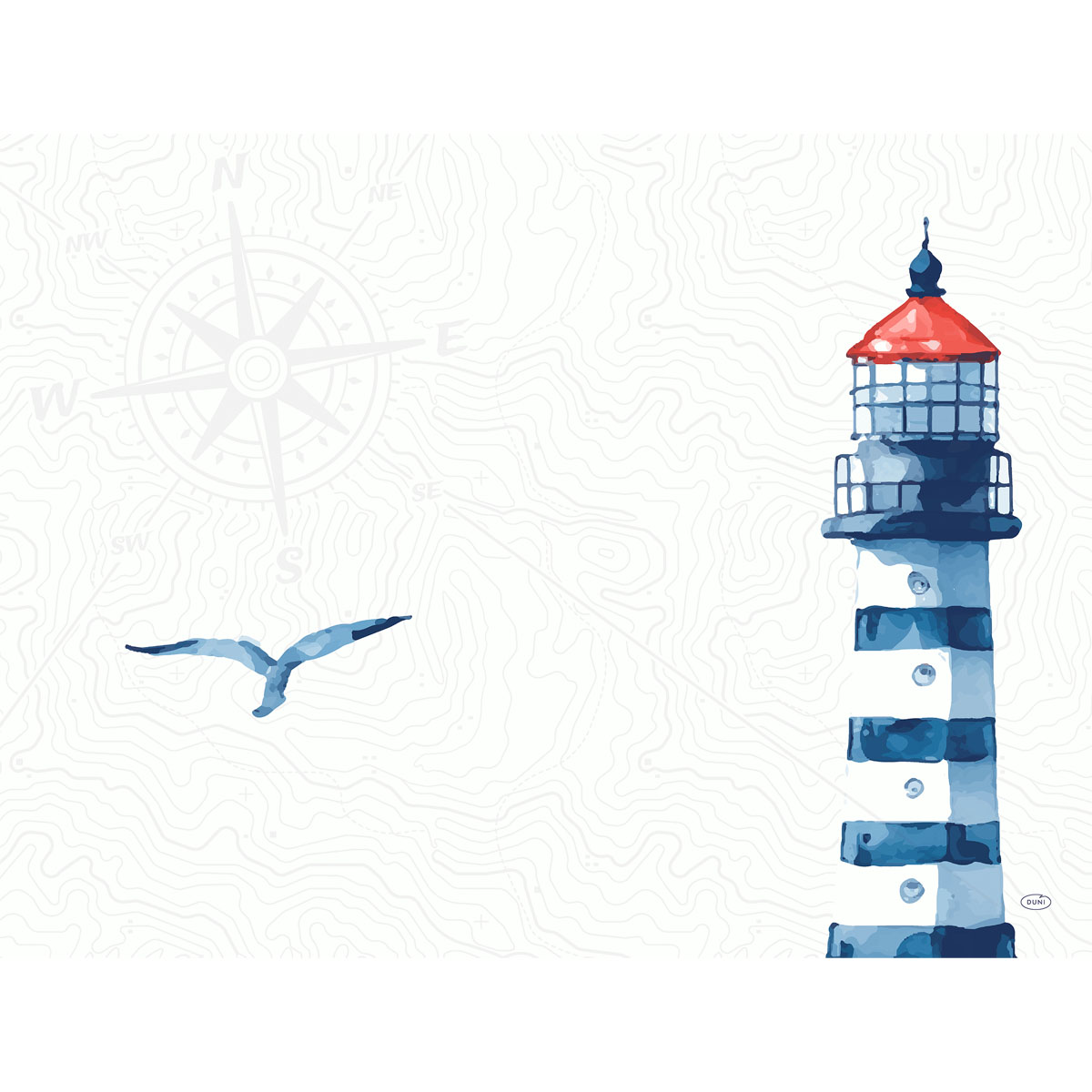 Papieren placemat 30 x 40 cm Meer Freude, 1000 St/Doos (4 x 250 St ...