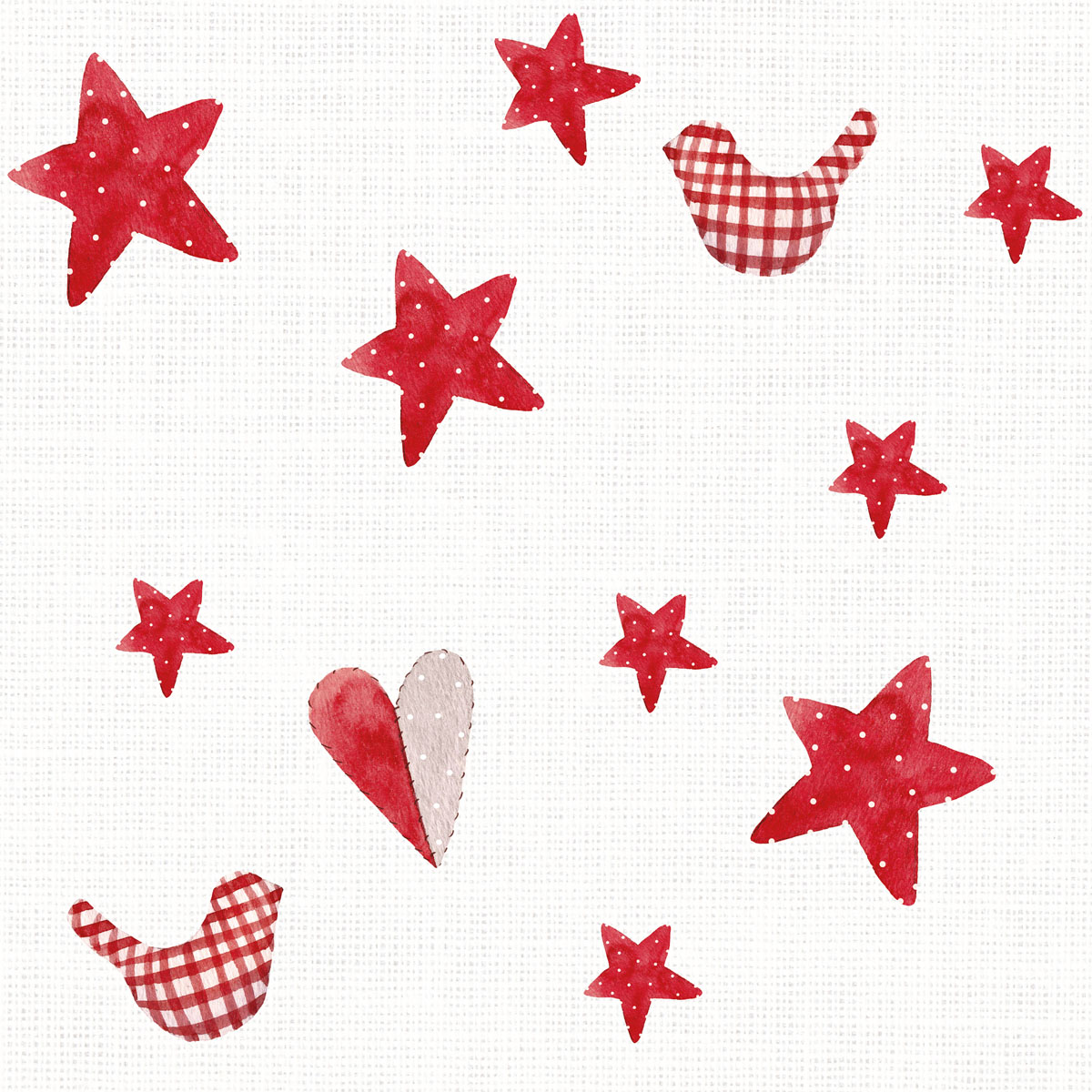 Tovagliolo cellulosa 24 x 24 cm Artisan joy white 3 veli, 240 pz/cartone (12 x 20 pz) | Duni Global