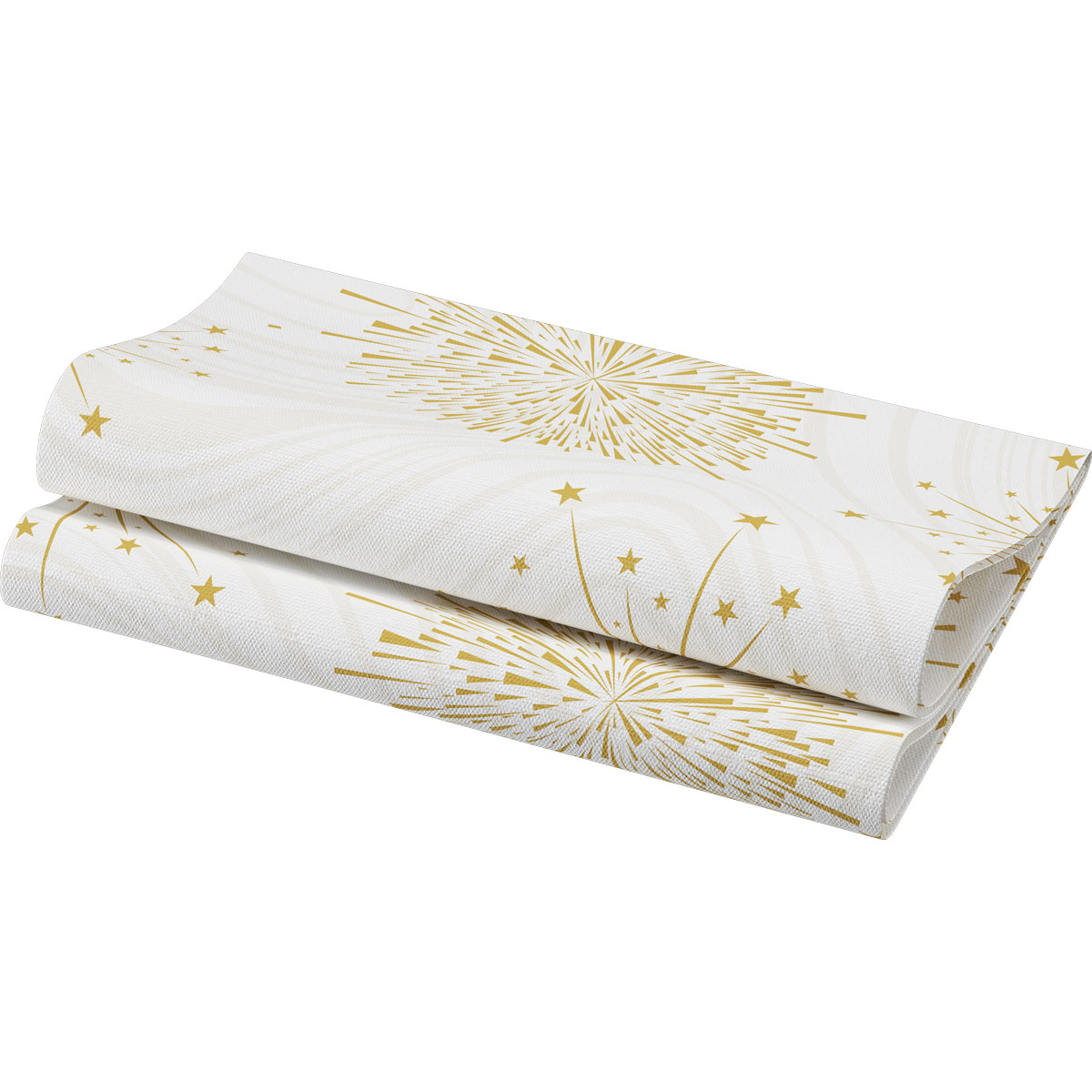 Bio Dunisoft® Napkin 40 x 40 cm Sparkly White, 360 pcs/box (6 x 60 pcs ...
