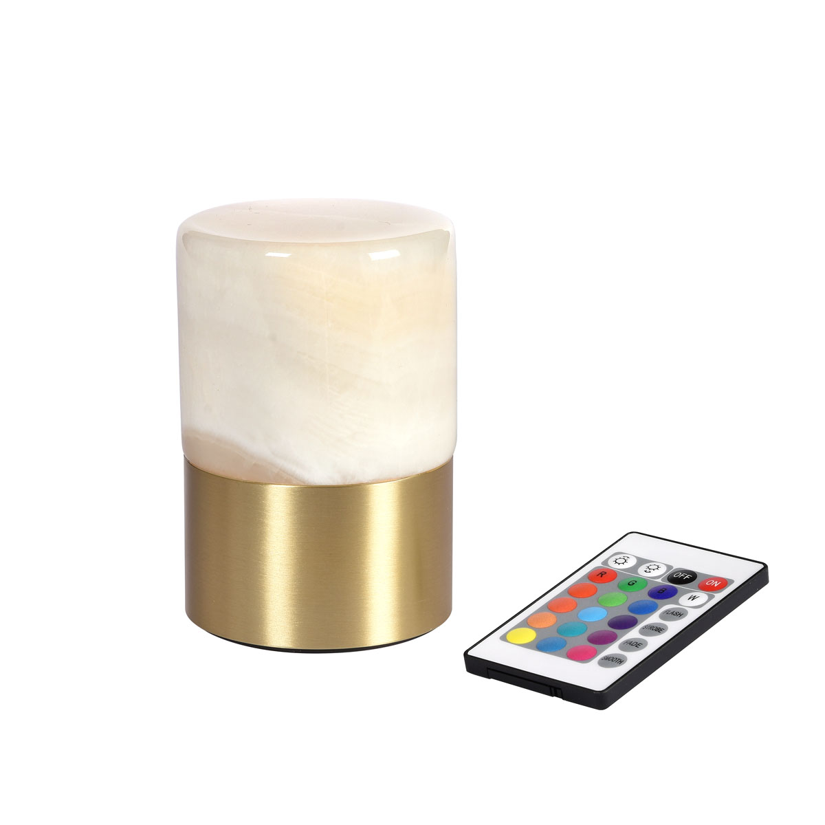 LED Lamp Cordless Fleur 8,2 x 12,3 cm 14 h Latón, 6 unid./caja (6 x 1 ...