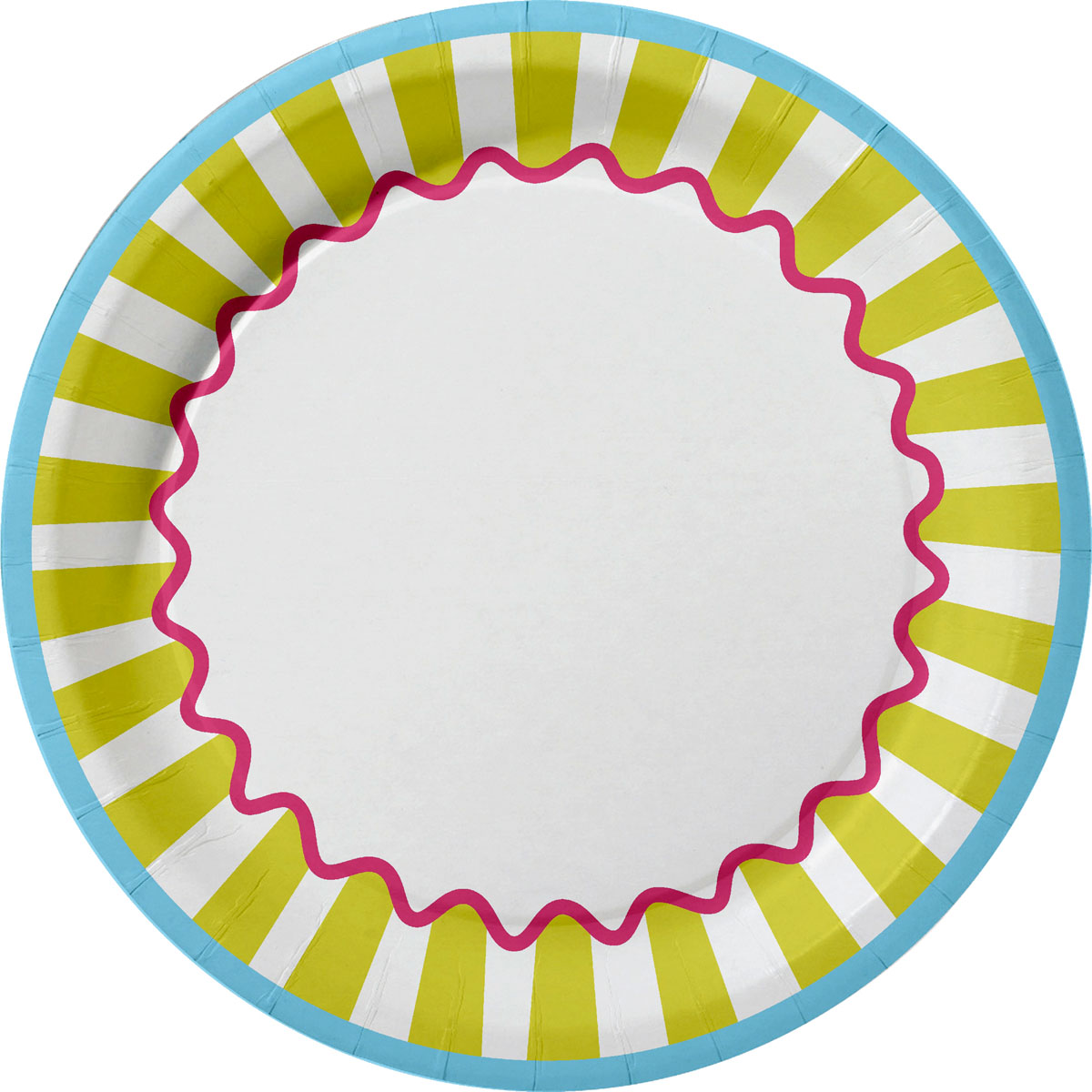Round Plate Ø 22 cm Pop Stripes, 160 pcs/box (16 x 10 pcs) | at Duni ...