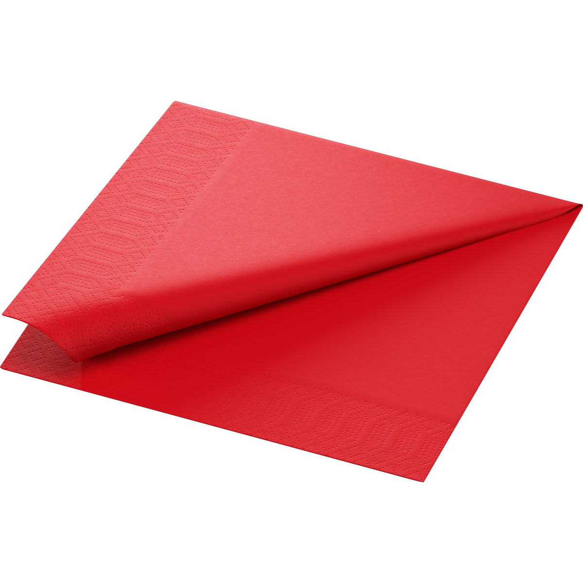 Servilleta tisú 40 x 40 cm Rojo 3 capas, 1000 unid./caja (8 x 125 unid ...