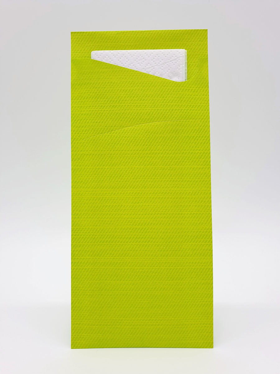 Duni Sacchetto® Tissue 8,5 x 19 cm Kiwi, 500 pcs/box (5 x 100 pcs ...