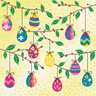 Tissue-Serviette 33 x 33 cm Easter tree 3-lagig, 192 Stk/Krt (12 x 16 ...