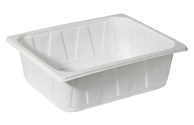 1/2 GN Tray 325 x 265 x 100 mm White 1-Comp, 92 pcs/box (1 x 92 pcs ...