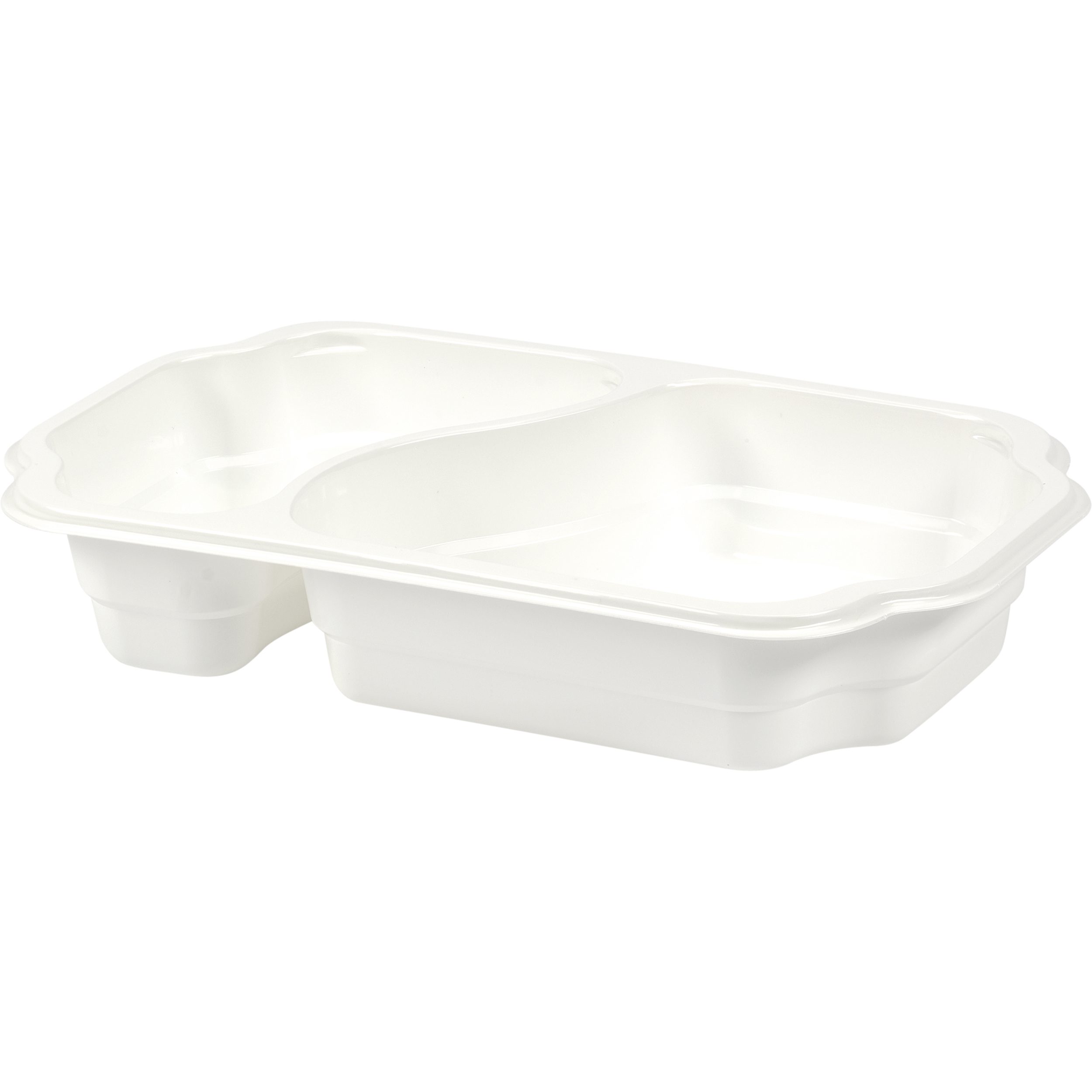 Take-Away Tray 250 x 159 x 45 mm White 2-Comp, 246 pcs/box (1 x 246 pcs ...