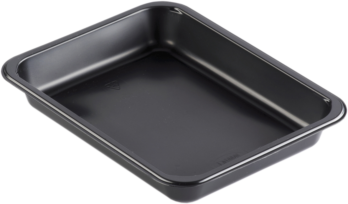 Cater Line Tray 227 x 178 x 32 mm Black 1-Comp, 216 pcs/box (1 x 216 ...