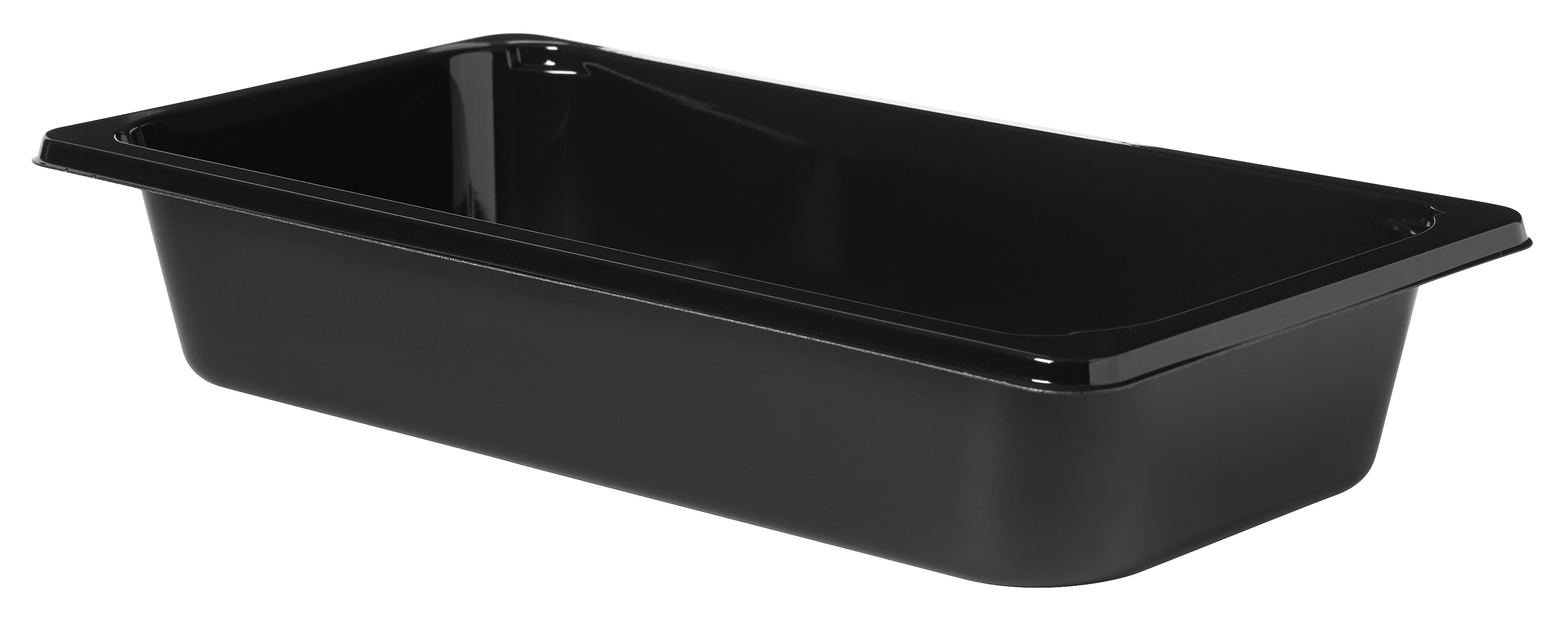 1/3 GN Tray 326 x 176 x 60 mm Black 1-Comp, 174 pcs/box (1 x 174 pcs ...