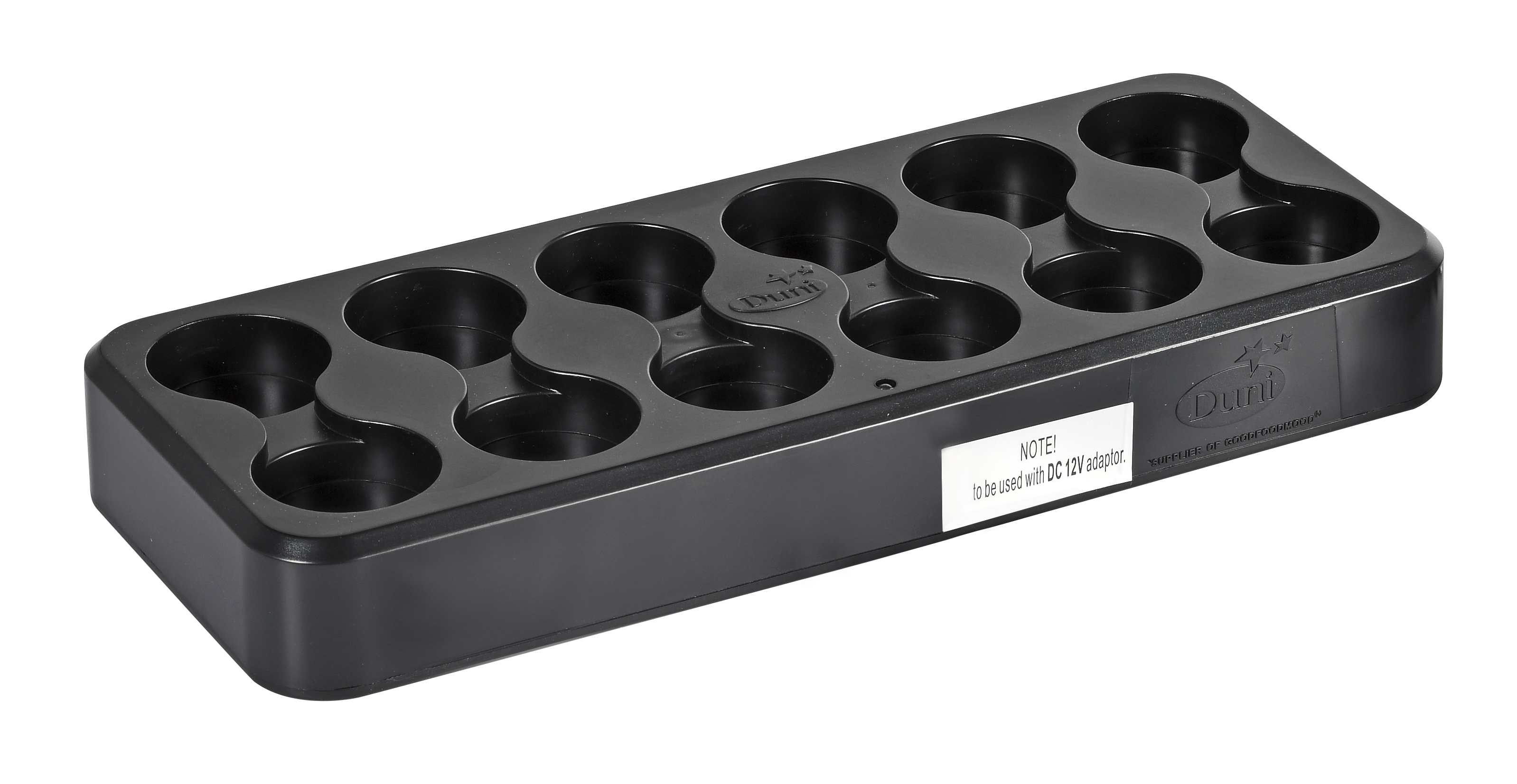 LED Charging Station, 10 pcs 40 x 15,2 cm Black, 1 pcs/box (1 x 1 pcs ...