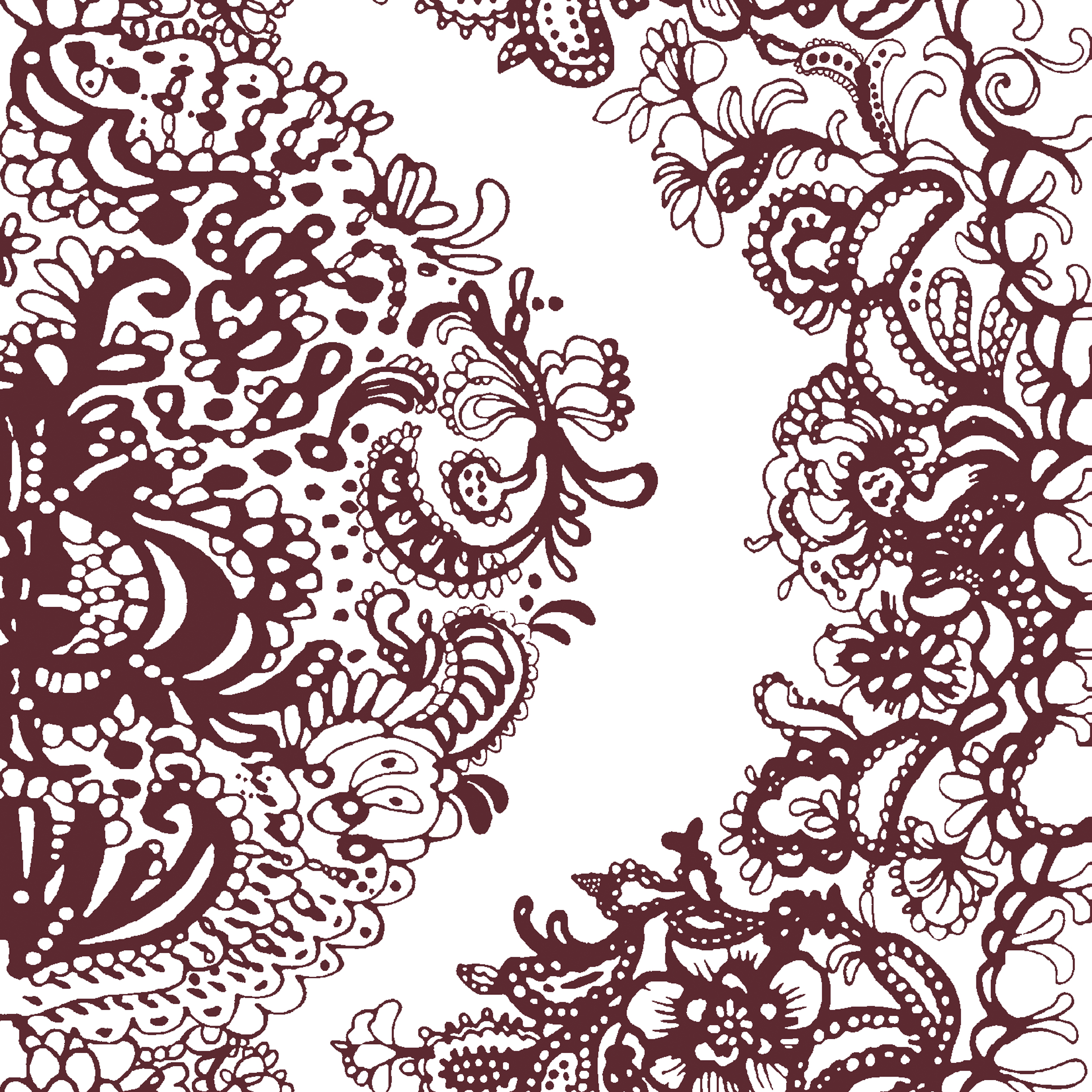 Tissue servet 33 x 33 cm Vallila Mandariini Bordeaux 3-laags, 240 St ...