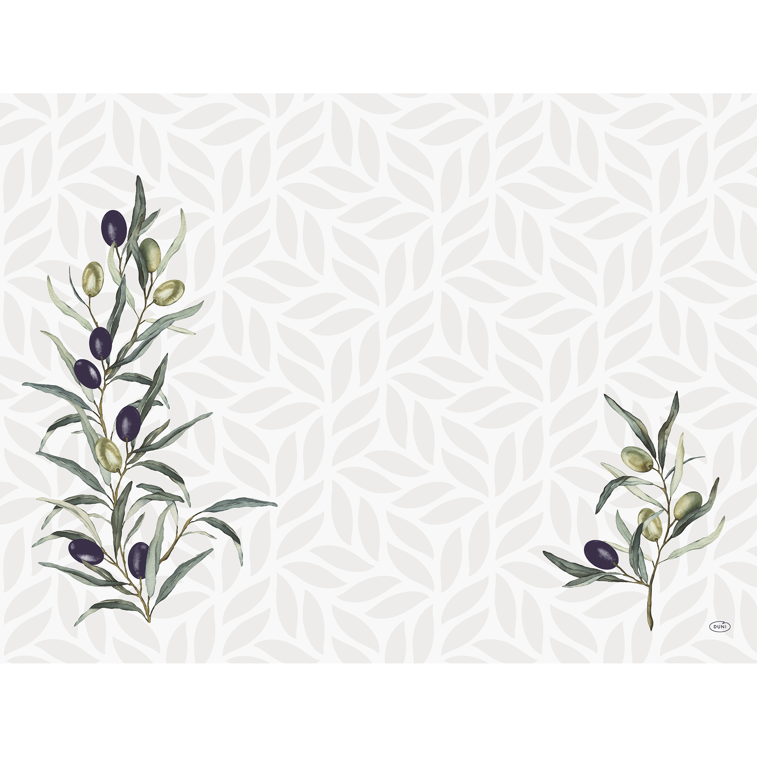 Paper Placemat 30 x 40 cm Olive Garden, 1000 pcs/box (4 x 250 pcs ...
