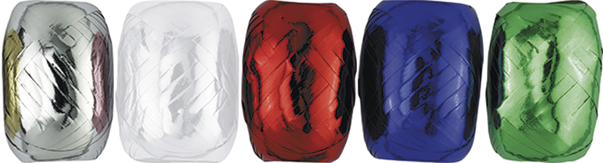 Ribbon 5 mm x 20 m Assorted, 25 pcs/box (25 x 1 pcs) | Duni Global