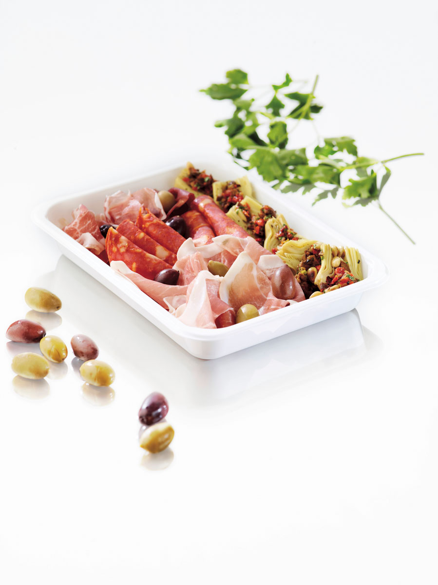 Menu Tray 225 x 175 x 34 mm White 1-Comp, 300 pcs/box (1 x 300 pcs ...