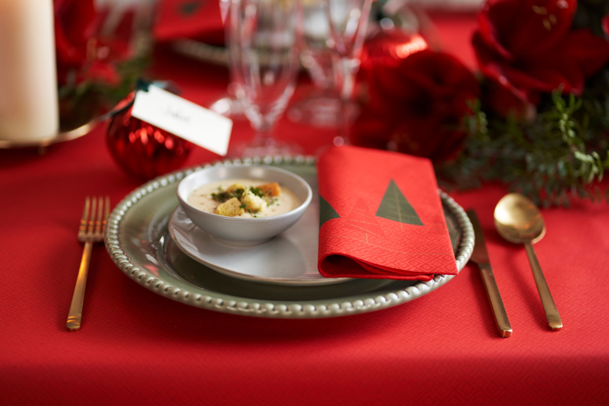 Dunisoft® Napkin 40 x 40 cm Homely Winter, 144 pcs/box (12 x 12 pcs ...