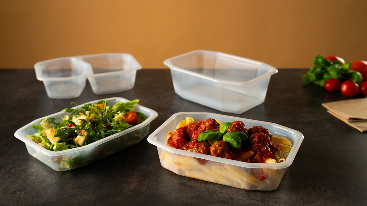 Barquette HMR 215 x 148 x 40 mm Transparent, 328 pc/carton (1 x 328 pc ...