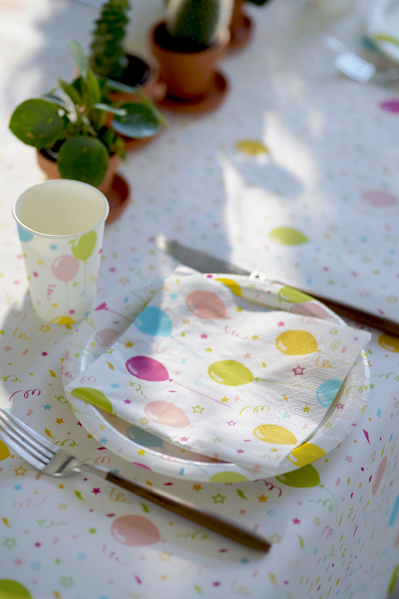 Cup 20 cl Balloon Fun, 160 pcs/box (16 x 10 pcs) | at Duni Belgium