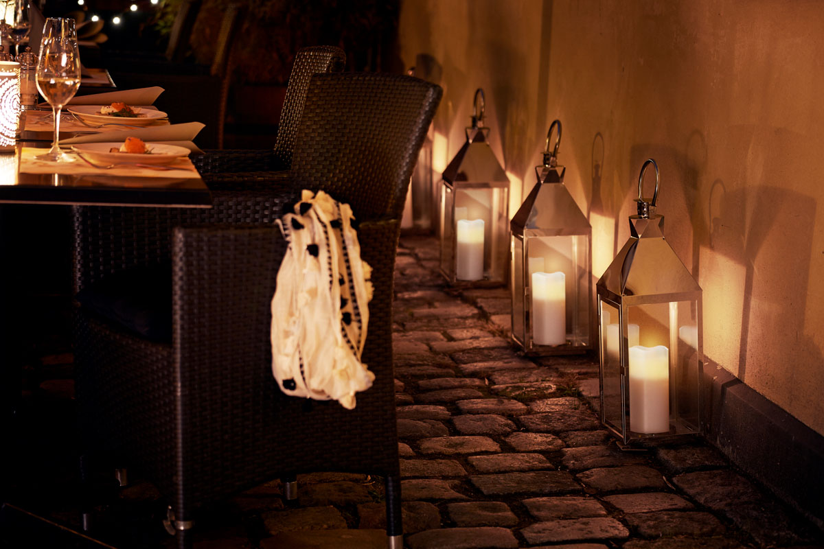 LED Pillar Candle, rechargeable 220 x Ø 75 mm 12 h White, 1 pcs/box (1 ...