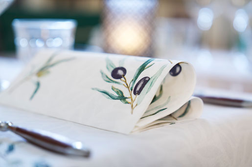 Bio Dunisoft® Napkin 40 x 40 cm Olive Garden, 360 pcs/box (6 x 60 pcs ...