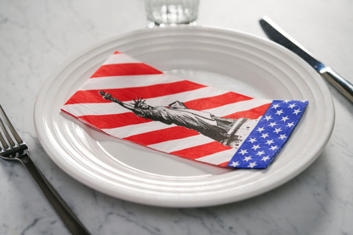 Tissue Napkin 40 x 40 cm USA 2-ply, 1500 pcs/box (5 x 300 pcs) | at ...
