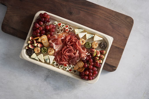 Essential Platter 460 x 300 x 25 mm Brown, 180 pcs/box (4 x 45 pcs ...